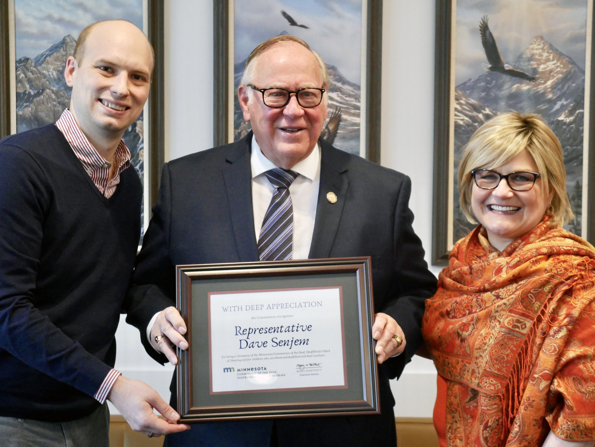 Senator Dave Senjem honored with legislative advocacy award - Minnesota ...