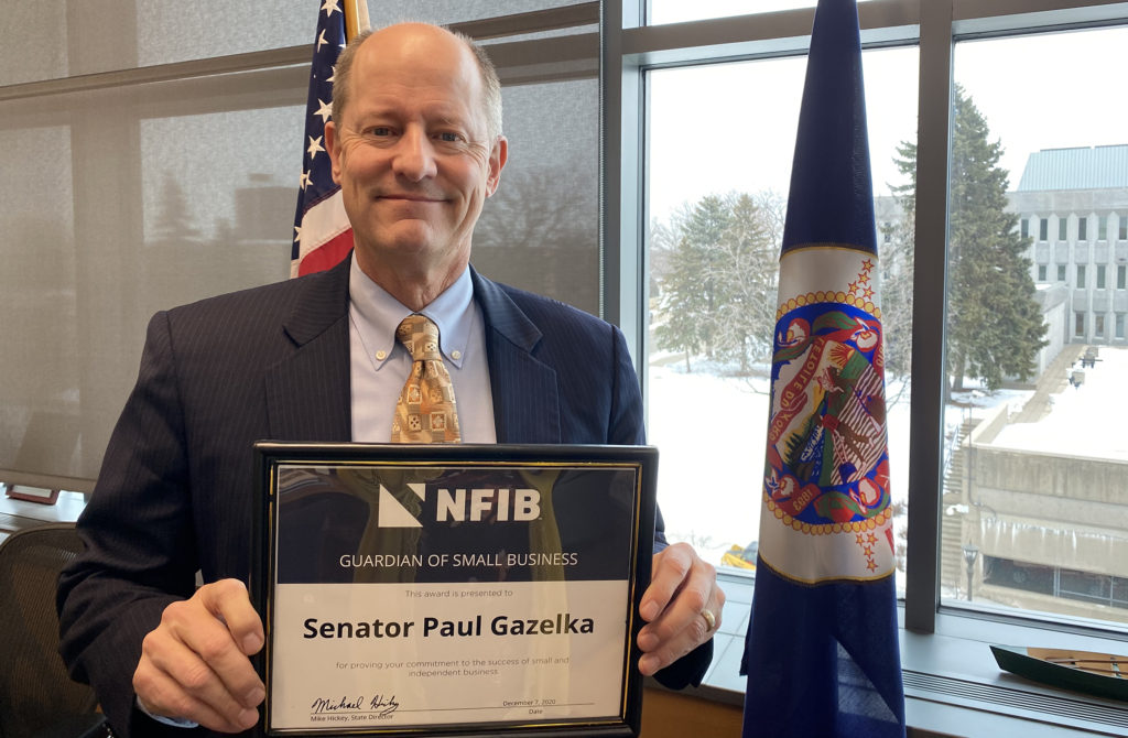 Majority Leader Paul Gazelka Earns Guardian of Small Business Award ...