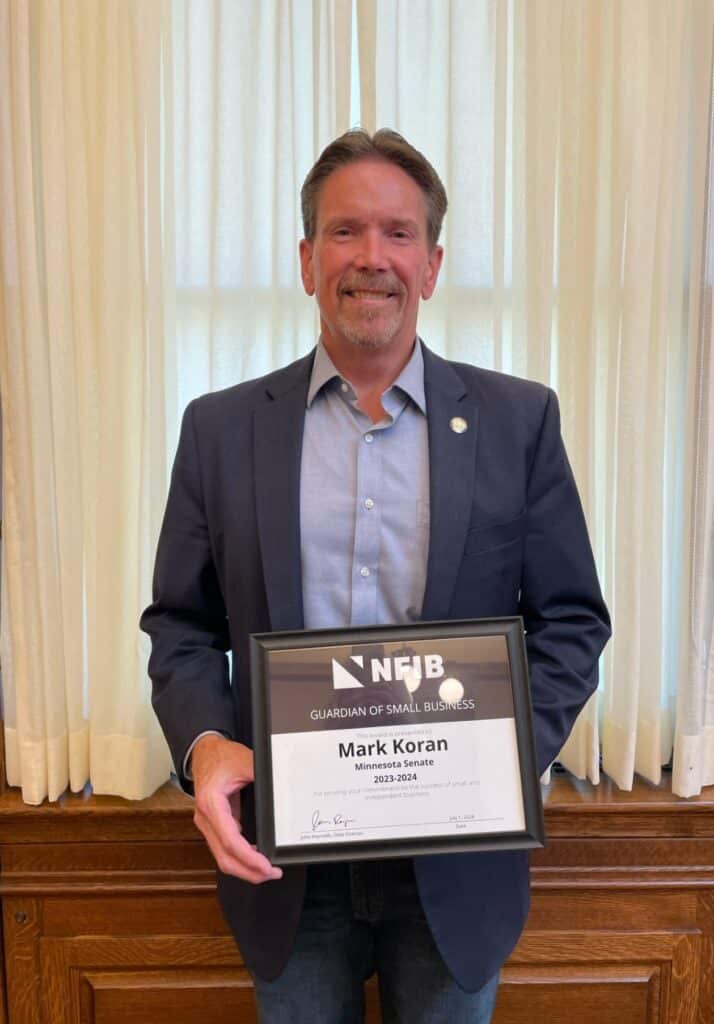 Senator Mark Koran Earns NFIB Guardian of Small Business Award ...